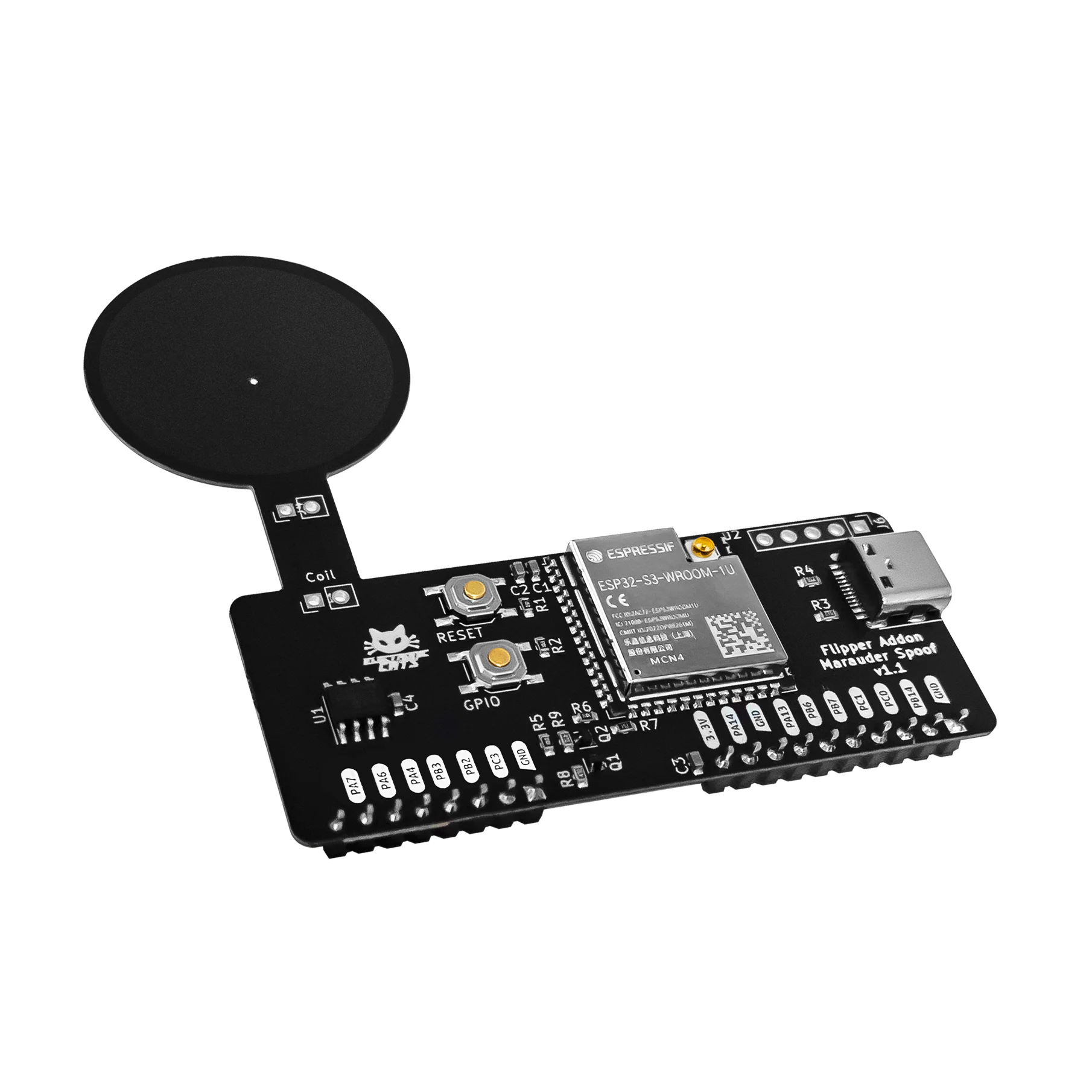 Flipper Add-On Marauder_Spoof for WiFi & MagStripe Testing - Electronic ...