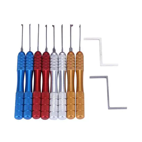 HUK Dimple Pick Set - Classic 8 Pieces Dimple Lock Picks | Advanced ...
