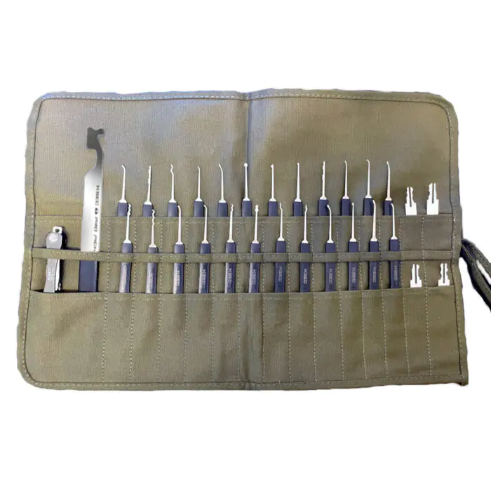 KSEC XL Tactical Lockpick Rollup Case - Ultimate Organised Storage for ...