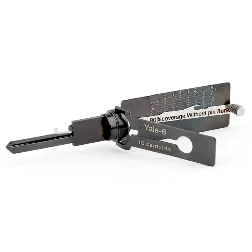 Lishi YALE 6 V1 (Yale 5 & 6 Pin) 2-in-1 Pick & Decoder | Lishi 2-in-1 ...