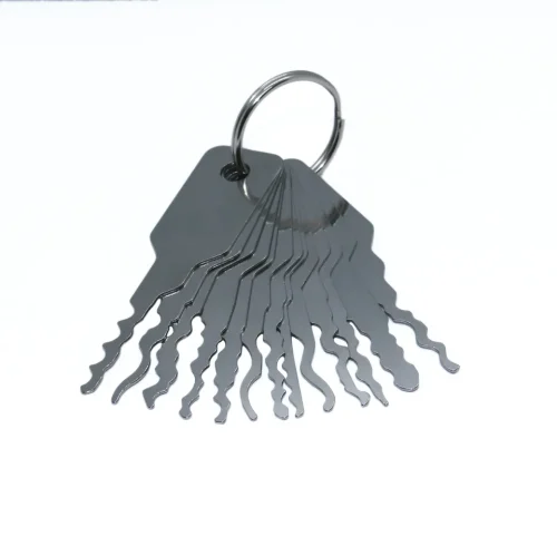 KSEC Pro Pick Cylinder Jigglers Set - Skeleton Key Tools for Wafer ...