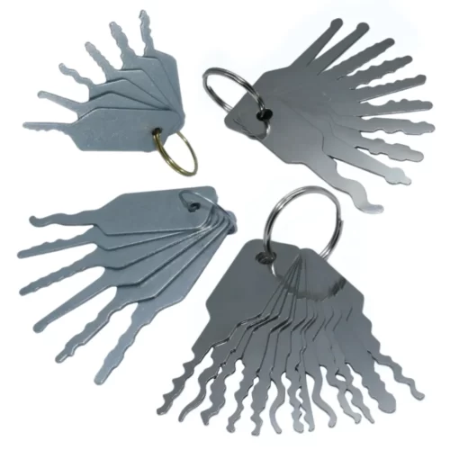 KSEC Pro Pick Ultimate Wafer Lock Entry Set - Skeleton Keys & Jigglers ...