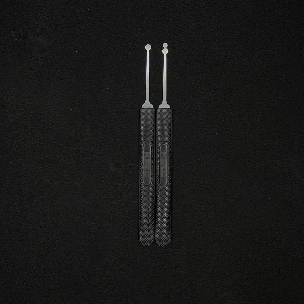 Pro Pick Ball Pick Set - Single & Double Ball Picks for Wafer and ...