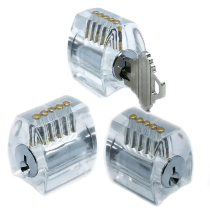 KSEC Pro Pick Lock Picking Training Lock Set (Spool/Serrated/Standard ...