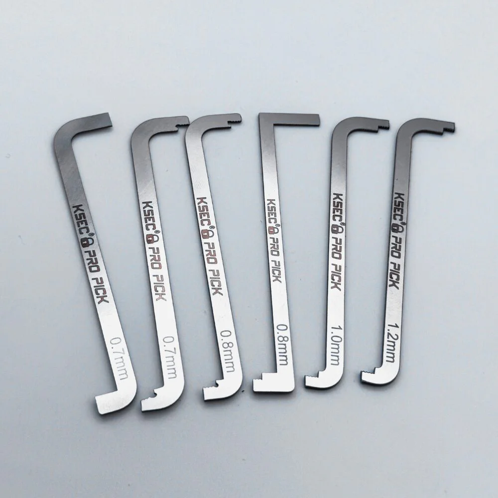 KSEC Pro Pick X6 Flat Tension Bar Set – Precision Cut for TOK/BOK ...